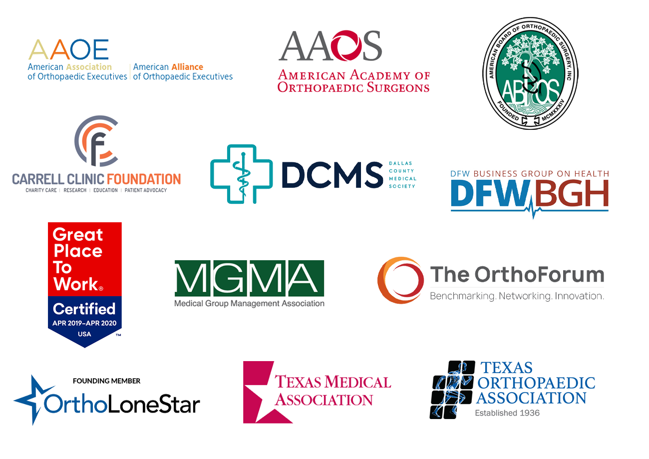 Professional Affiliations | Carrell Clinic